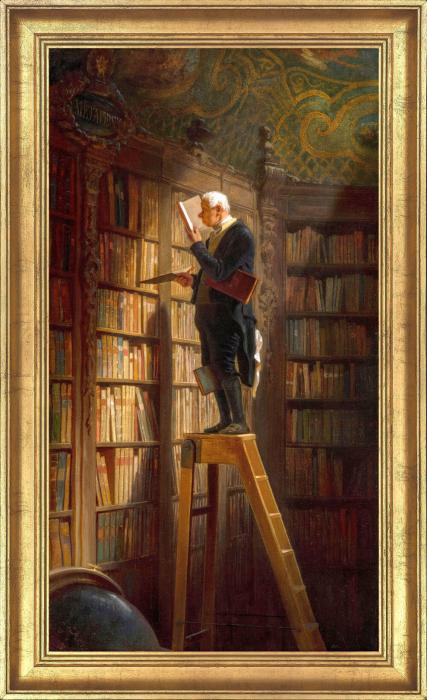 Carl Spitzweg Der Bücherwurm